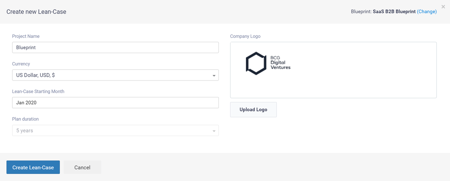 Lean-Case Tutorial - The SaaS B2B Business Model Template